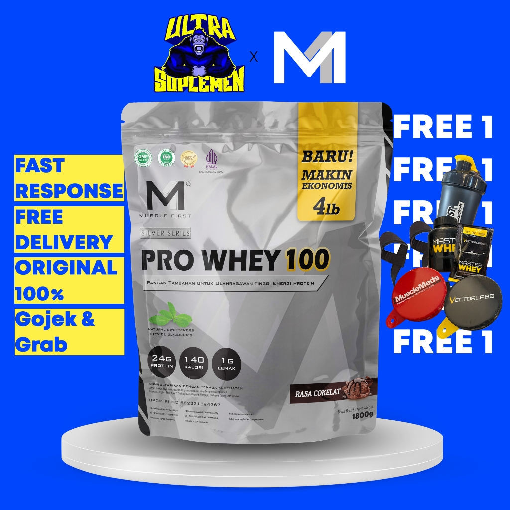 Jual MUSCLE FIRST PRO WHEY 100 4LBS PROTEIN | Shopee Indonesia