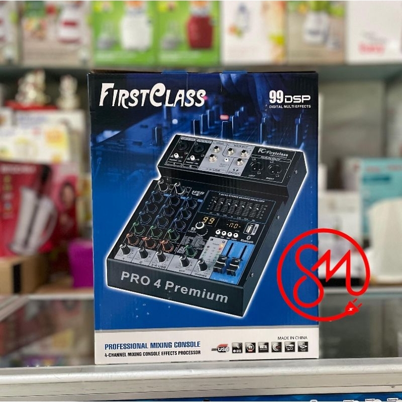 Jual Mixer Audio Firstclass Premium PRO 4 chanel First class | Shopee Indonesia