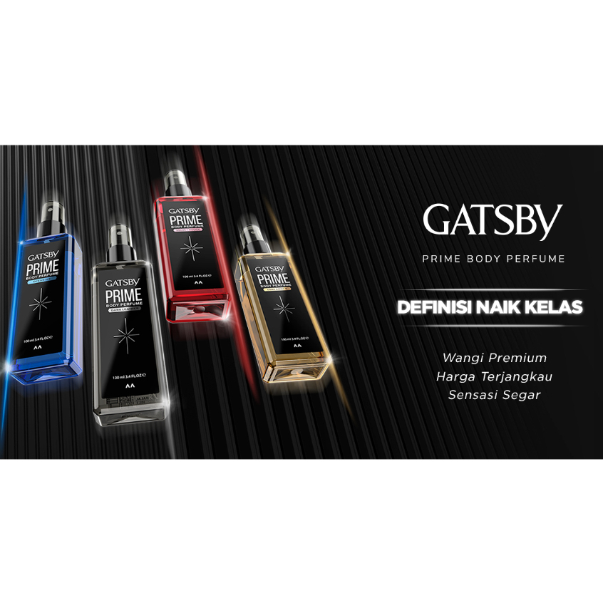 Jual GATSBY PRIME BODY PERFUME 100 ML | Shopee Indonesia
