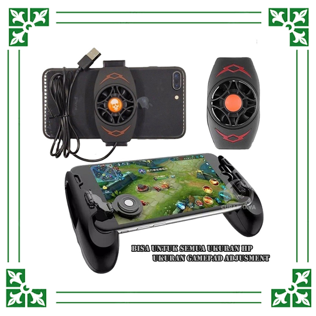 Jual 1 Paket Kipas Pendingin Hp Cooling Pad Hp Plus Gamepad Jl 01 ...