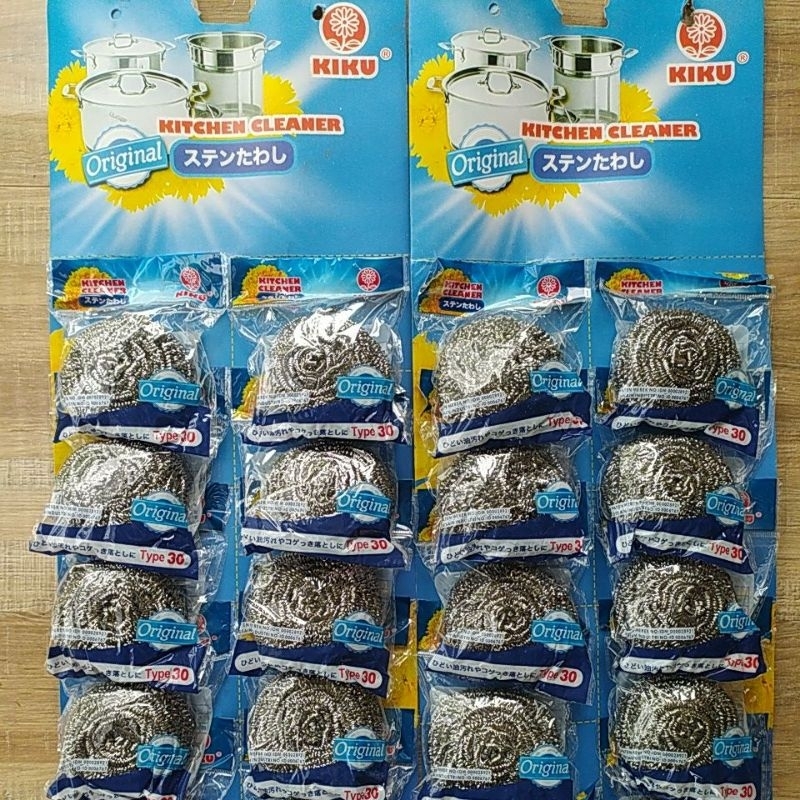 Jual Sabut stainless/Grenjeng cuci piring/Sabut cuci piring Kiku/Nobita ...