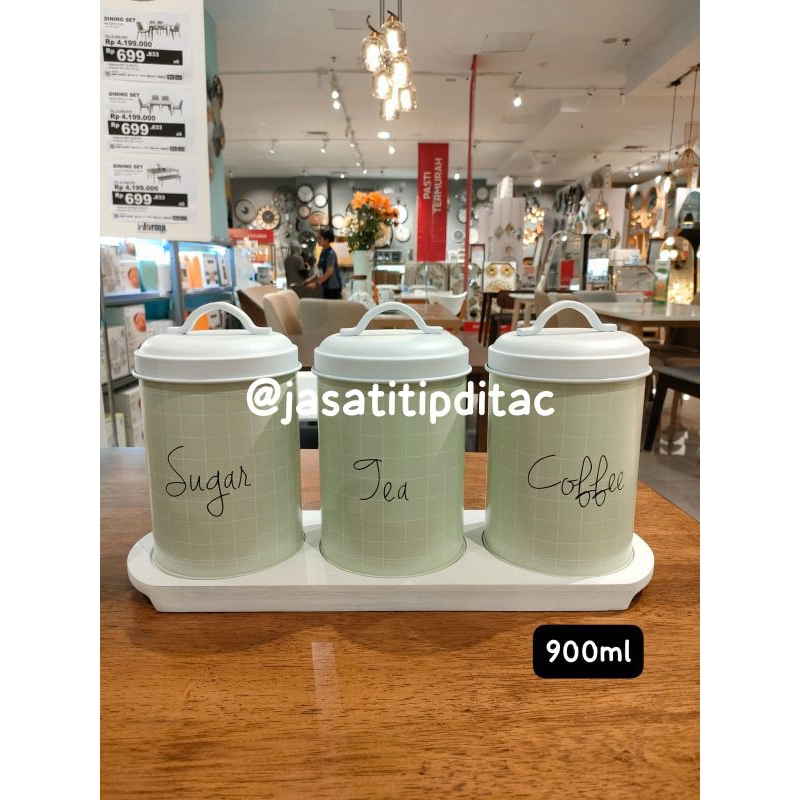 Jual INFORMA Canister set / Stoples set / Tempat teh gula kopi | Shopee ...