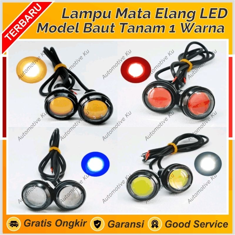 Jual LED MATA ELANG EAGLE EYE MINI PROJI SOROT LENSA BESAR 23MM SEIN ...