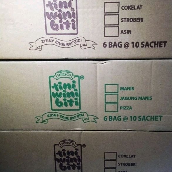 Jual Tini wini biti bisquit karakter 18 gr 1 Dus isi 60 sachet | Shopee ...