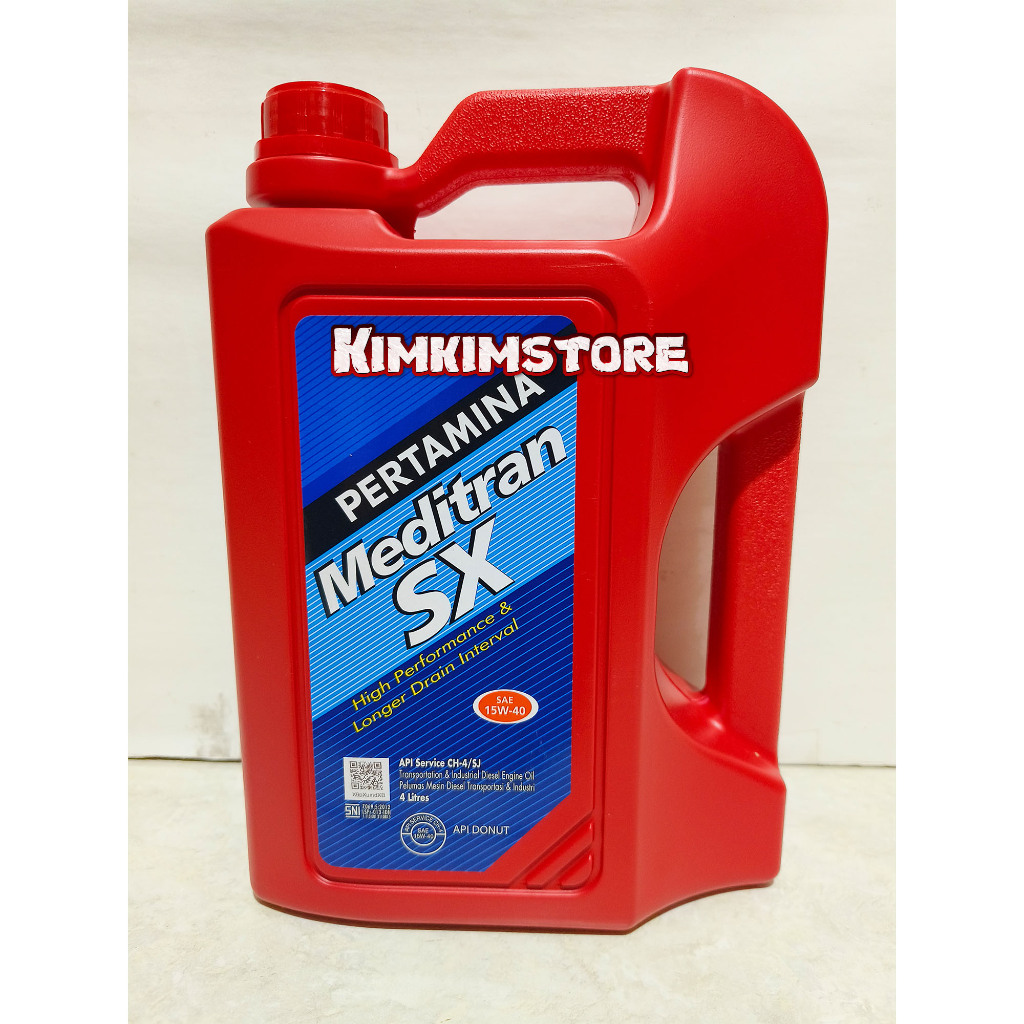Jual Oli Meditran SX 15W-40 4L 4 Liter Diesel Pertamina Galon | Shopee Indonesia