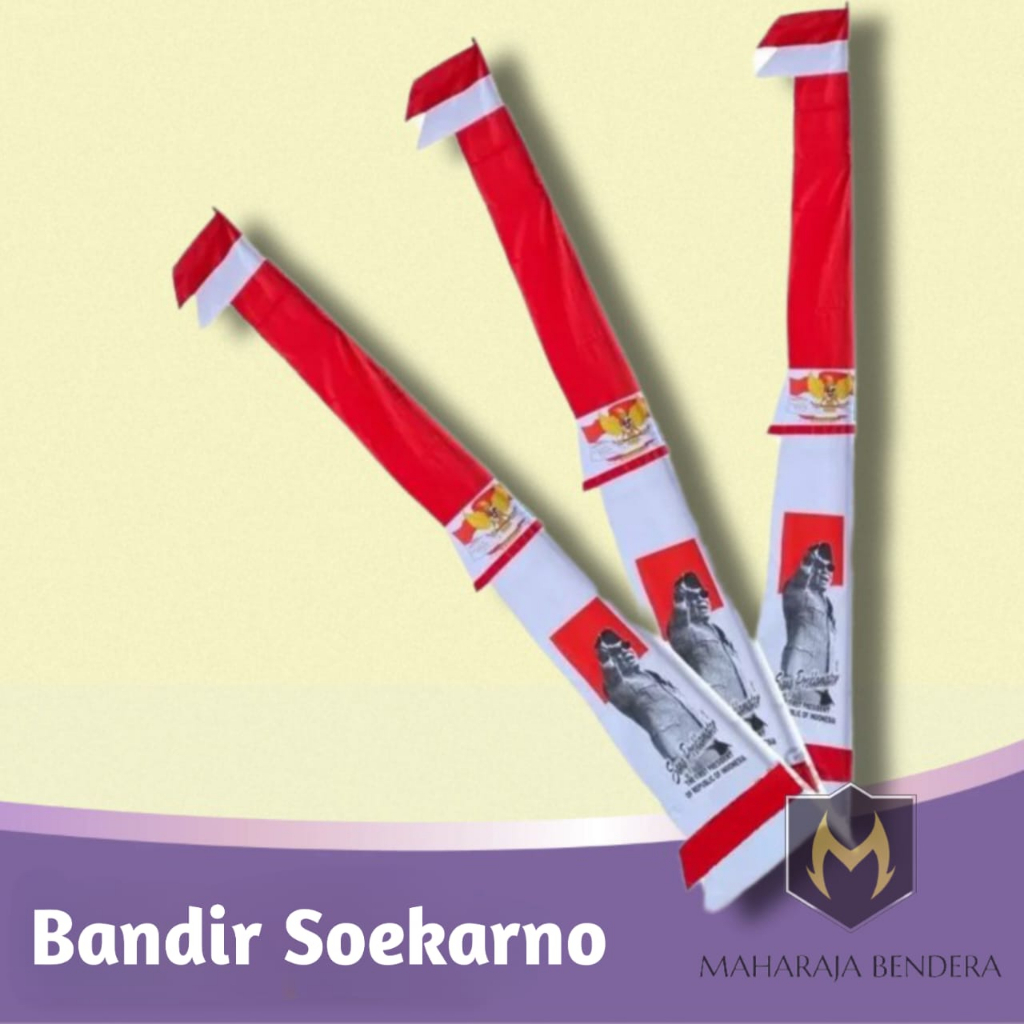 Jual Umbul-Umbul Rempel Bandir Jumbo Merah Putih Soekarno Bendera Untuk HUT Kemeriahan ...