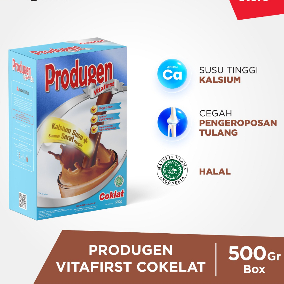 Jual Produgen Vitafirst Susu Bubuk Dewasa Tinggi Kalsium Coklat ...