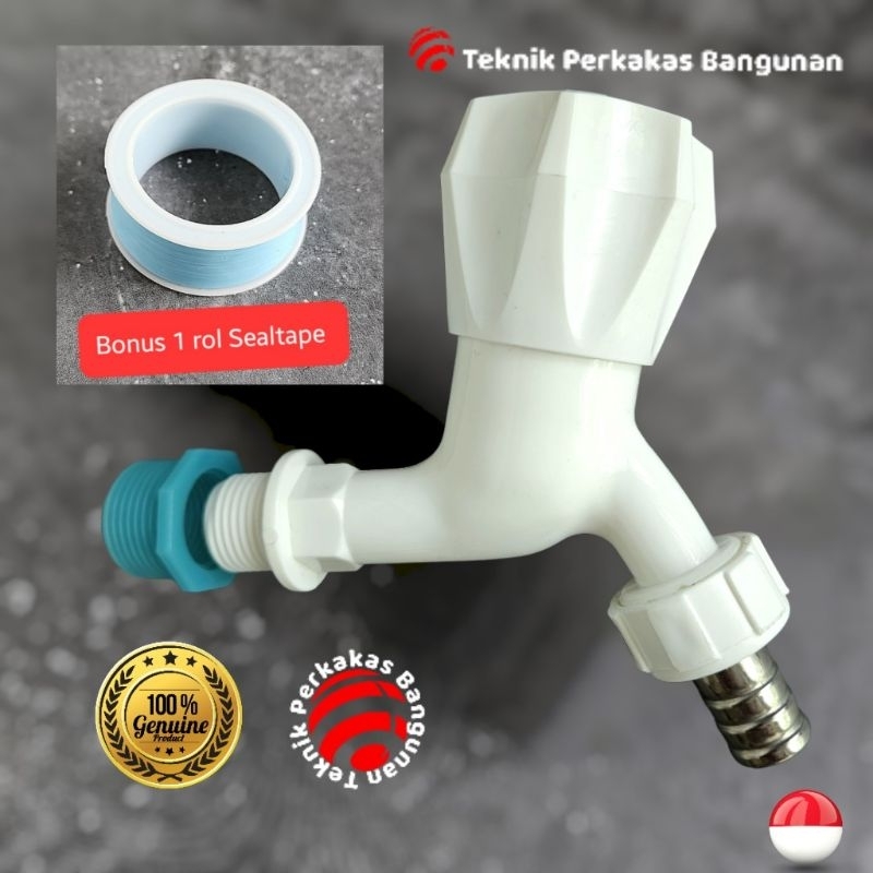 Jual Kran keran air plastik pvc tembok taman Mahkota Baling putar ...