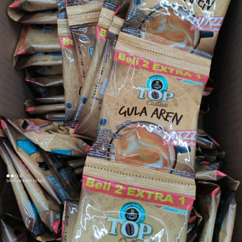 Jual Top Kopi Gula Aren 1 Renceng (isi 15 sachet) | Shopee Indonesia