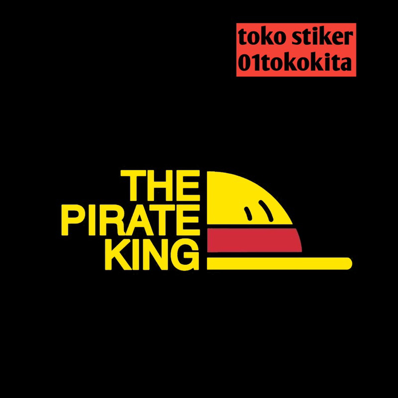 Jual Sticker cutting the pirate king topi jerami helm motor casing hp ...