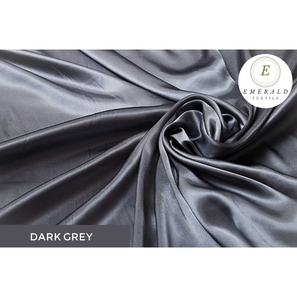 Jual ( BUKAN HIJAB ) SETENGAH METER Kain Satin Charmuse Silk Premium ...