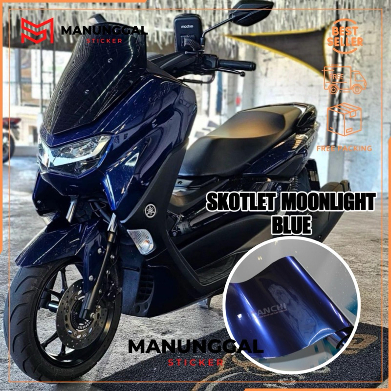 Jual Sticker Skotlet Moonlight Blue Kualitas Premium Skotlet Hitam ...