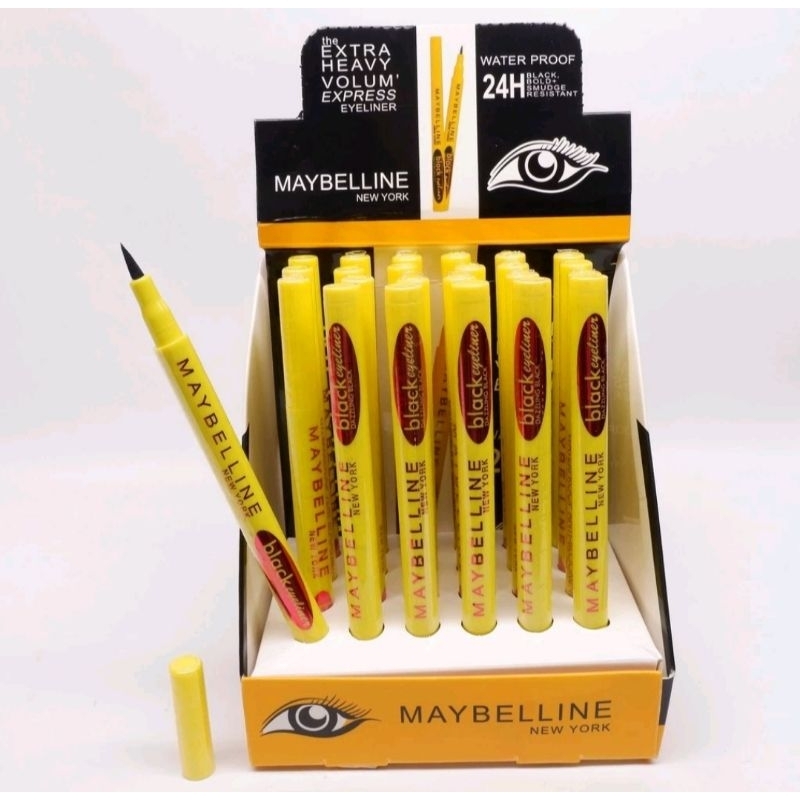 Jual SATUAN!!eyeliner spidol maybeline extra heavy volume dazzling ...