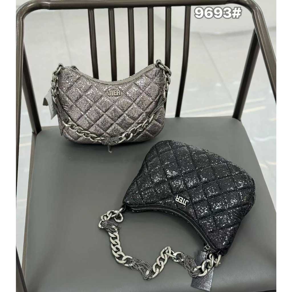 Jual Tas premier bags hobo gliter tali rantai unik | Shopee Indonesia