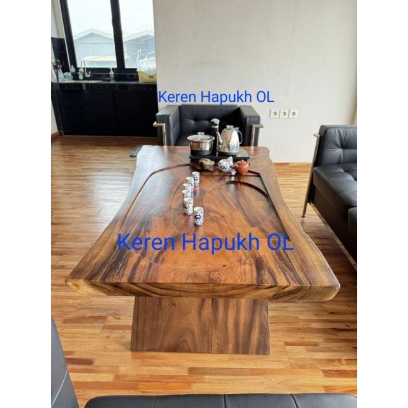 Jual Wooden Chinese Tea Ceremony Table Solid Wood / Chinese Gongfu Tea ...