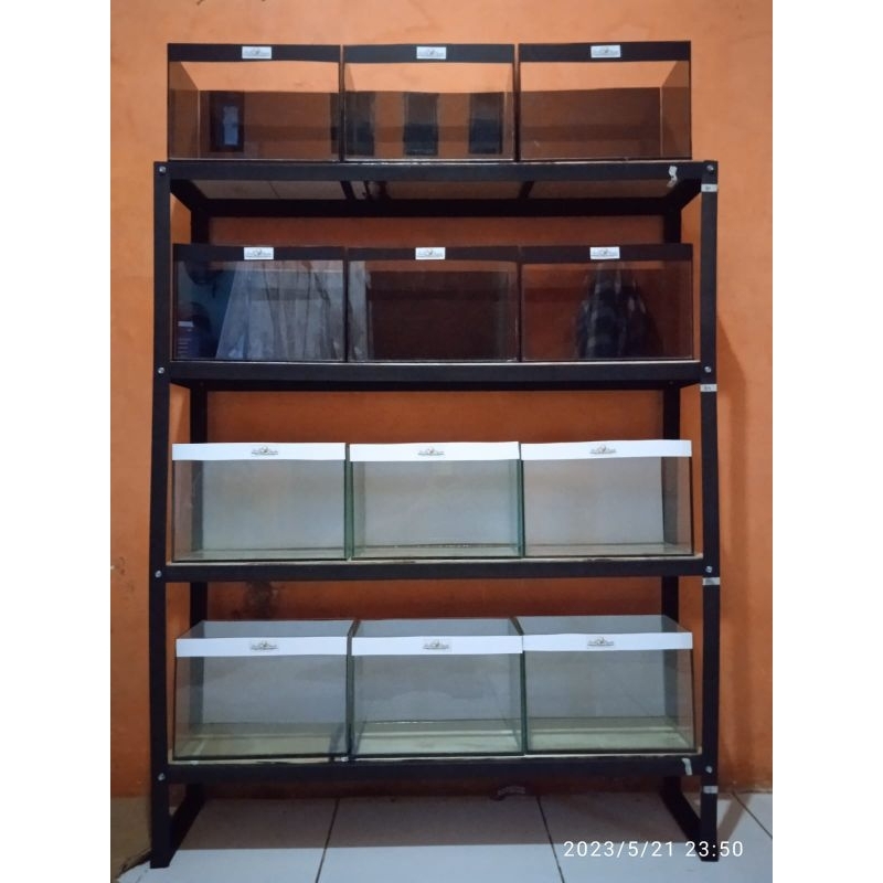Jual Rak Aquarium 120 x 30 4 susun / Rak Barang / Rak Murah / Rak ...
