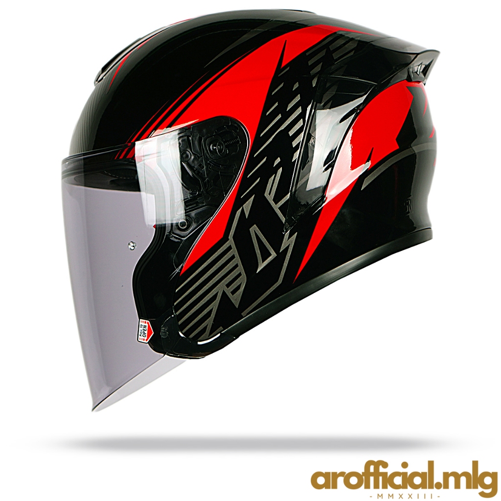 Jual HELM HALF FACE NJS KAIROZ V2 RAIZER ORIGINAL | Shopee Indonesia