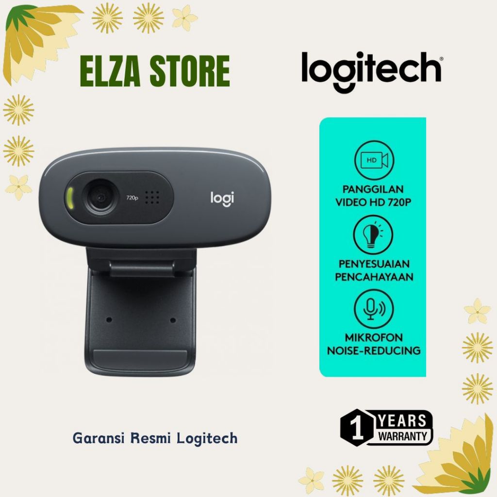 Jual Logitech C270 Webcam HD 720p untuk Windows, Mac OS & Chrome OS ...