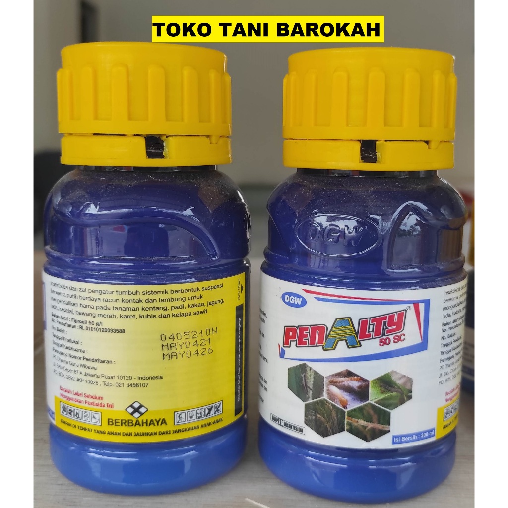 Jual INSEKTISIDA PENALTY 50 SC 200 ML PEMBASMI HAMA ULAT SUNDEP GRAYAK ...