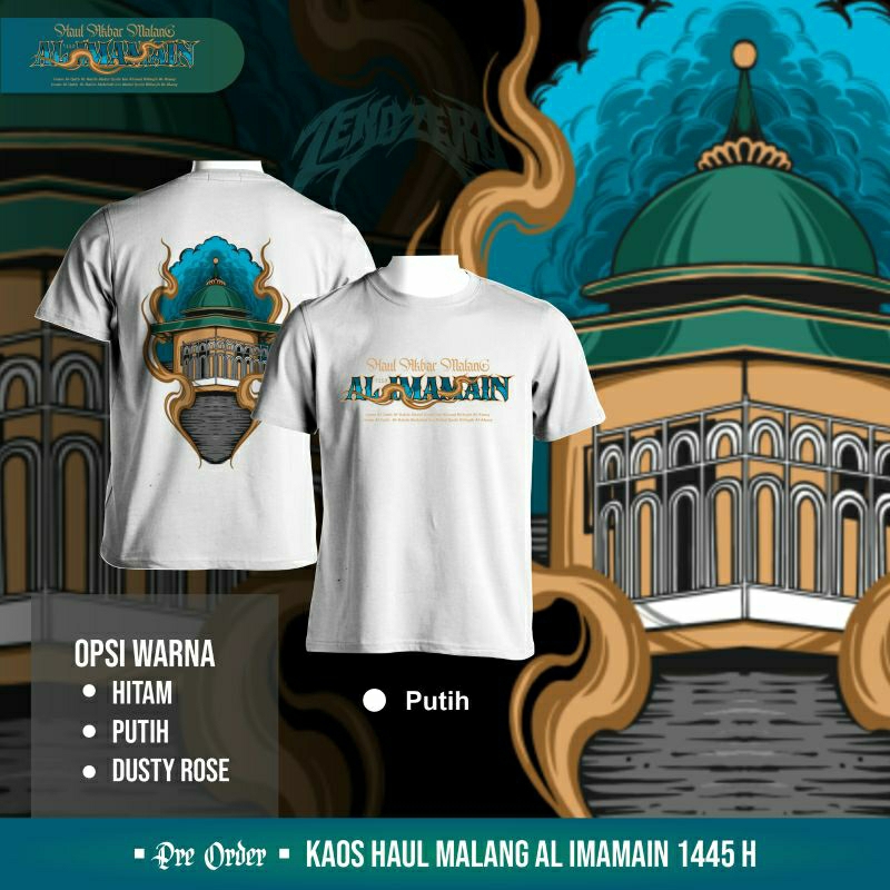 Jual Kaos Haul Akbar Al Imamain Malang 2024 Terbaru Haul Habib ...