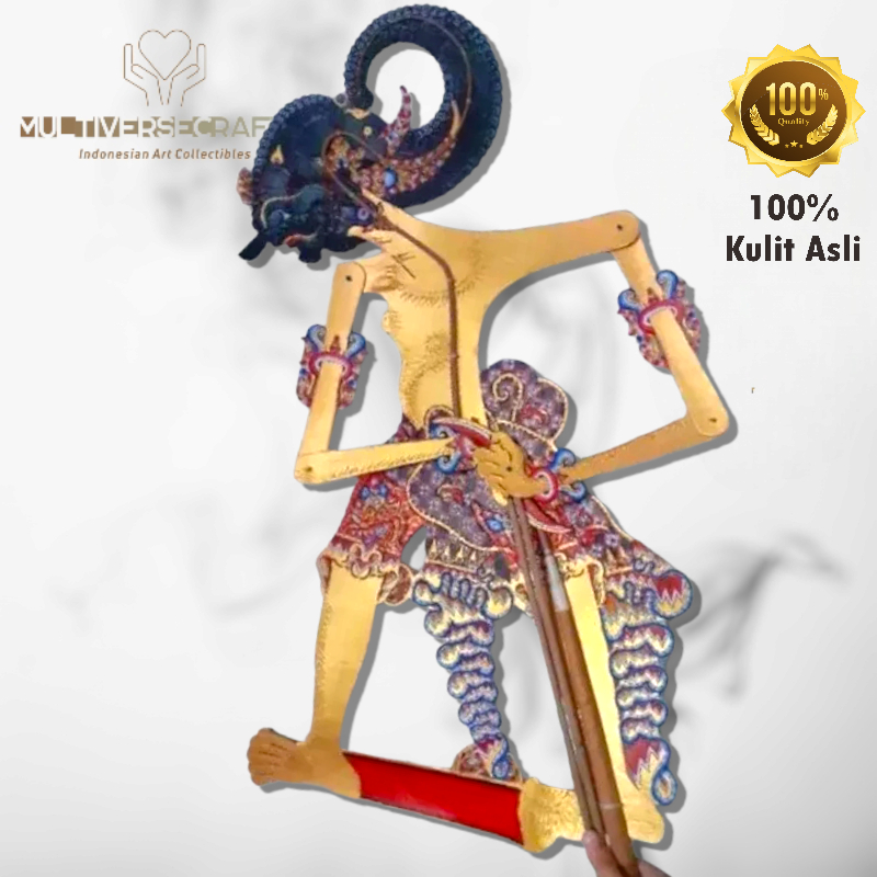 Jual Wayang Alusan Kulit KERBAU Asli BIMA WERKUDORO Ukuran Standar ...
