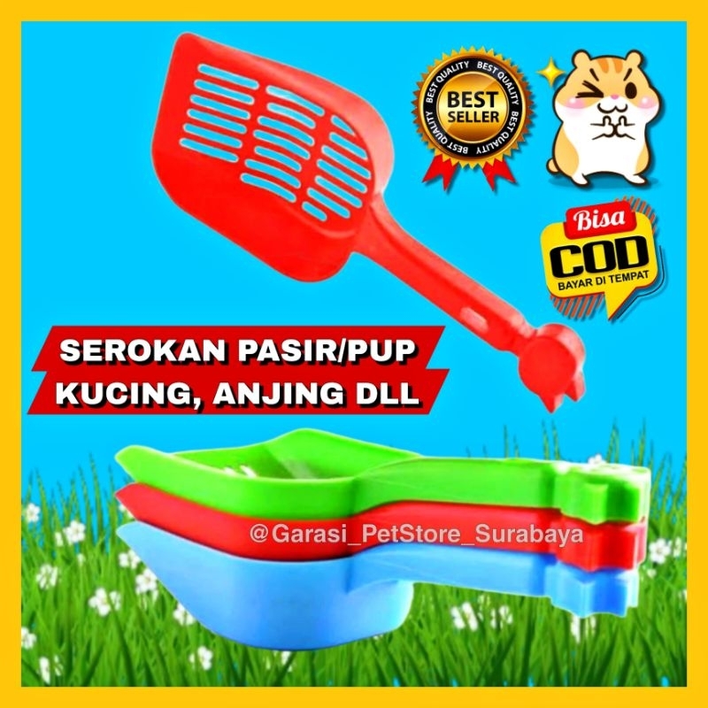Jual GPSS- Serokan Pasir Kucing Anjing Serokan Pup Kucing Serokan Eek ...