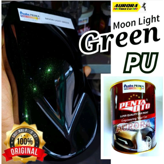 Jual Cat Moonlight Green PU Penta Oto Moon Light Gren Ijo Hijau Sultan ...