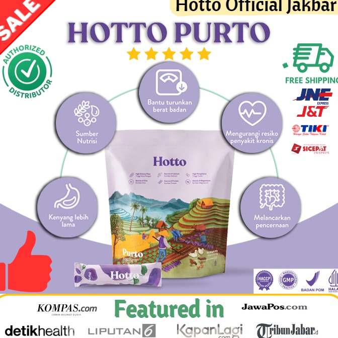 Jual Harga Mur4h Hotto Purto Oat 1 Pouch Isi 16 Sachets (Most Saving ...