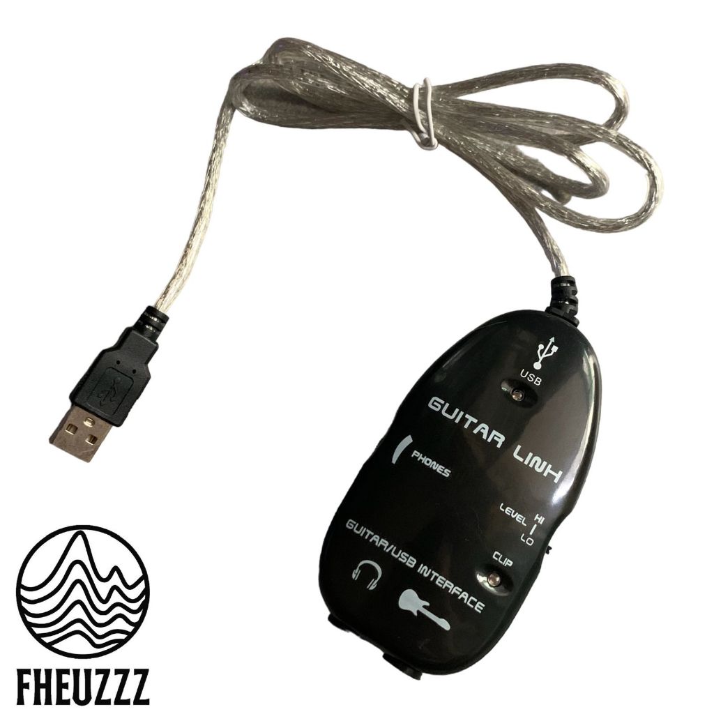 Jual USB Guitar Link Cable Soundcard Efek Gitar Audio Interface Guitar ...