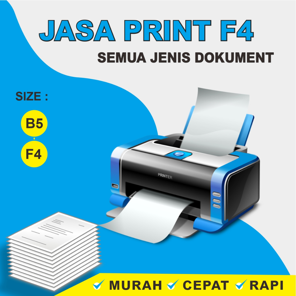 Jual Jasa print F4 / print dokumen / cetak dokumen / cetak buku ...