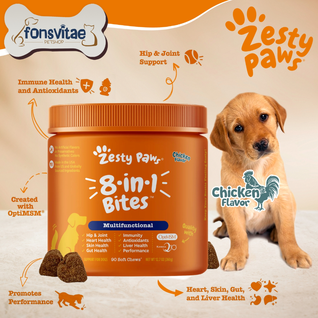 Jual ZESTY PAWS 8 in 1 multivitamin bites dog - Vitamin Anjing | Shopee ...