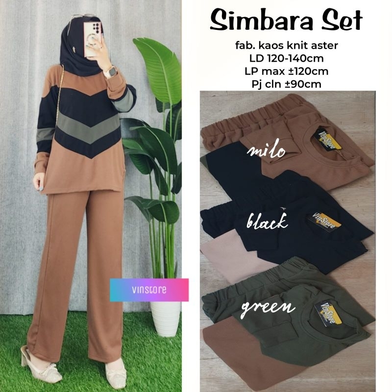 Jual Simbara Set by Vinstore (stok tgl 3 Desember 2023) | Shopee Indonesia