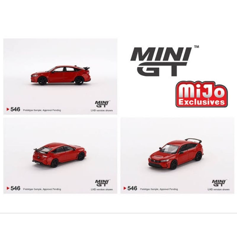 Jual Mini GT 546 Mijo - HONDA CIVIC TYPE R RALLY RED 2023 W/ ADVAN GT ...
