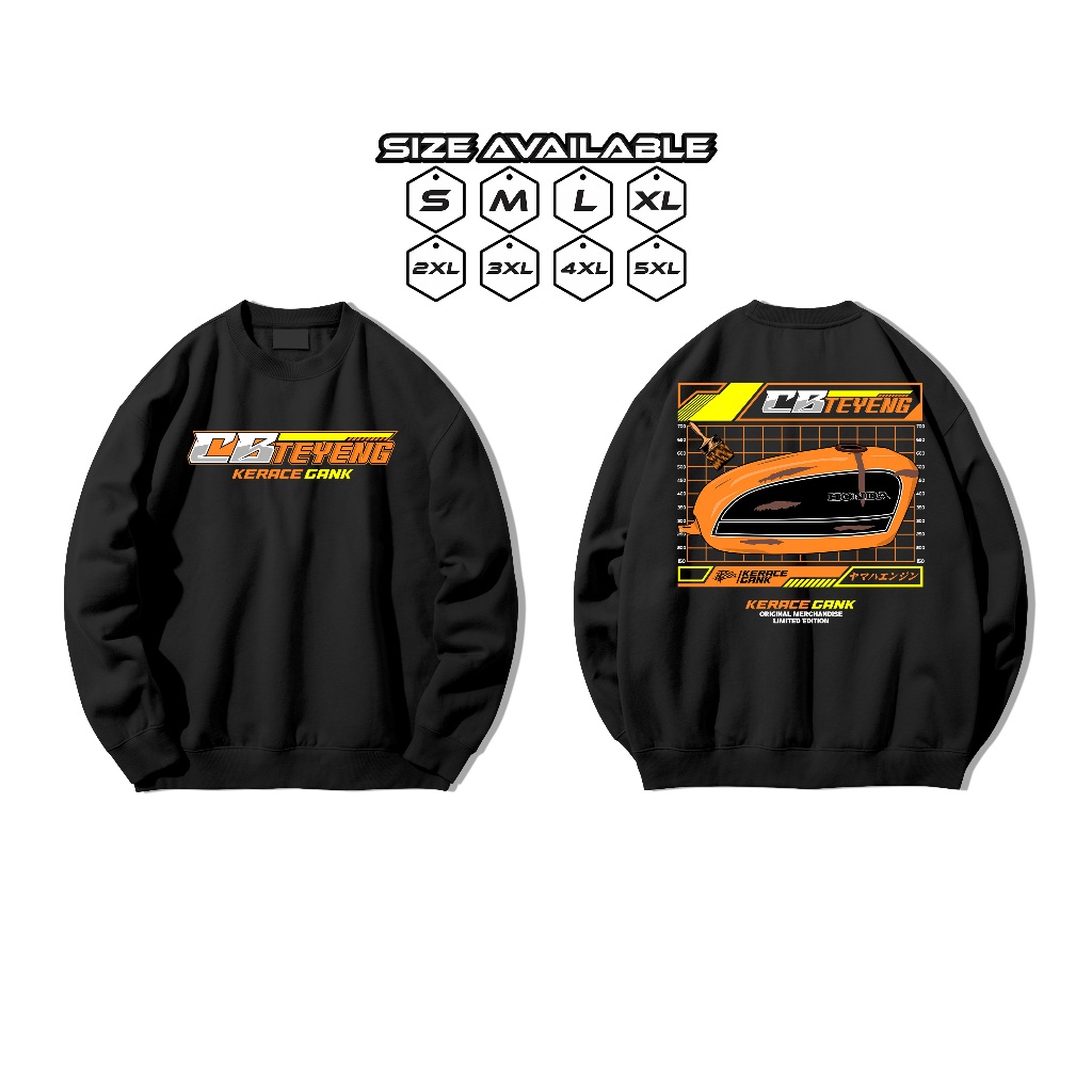 Jual Jaket Sweater CB Teyeng Herex Big Size Jumbo Hoodie Cb Racing ...
