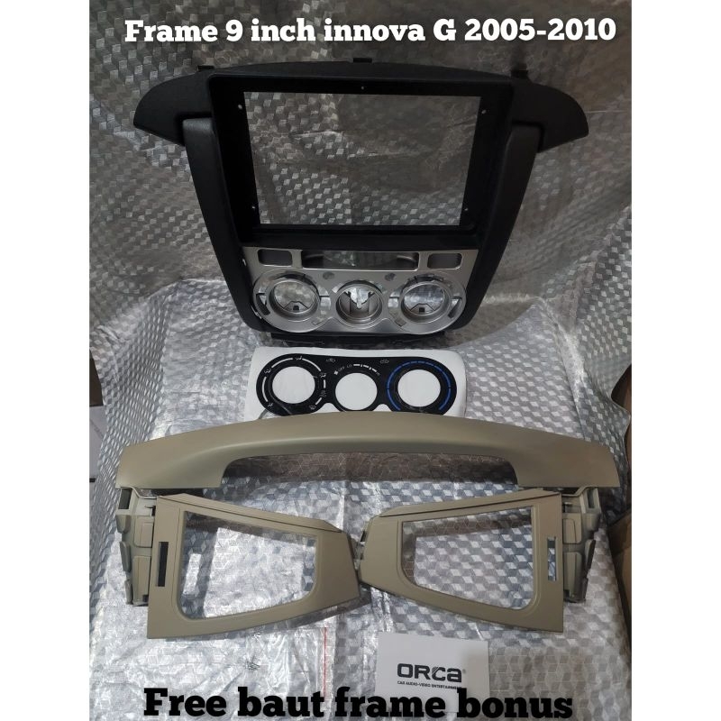 Jual frame head unit android 9 inch mobil innova G 2005-2010 | Shopee ...