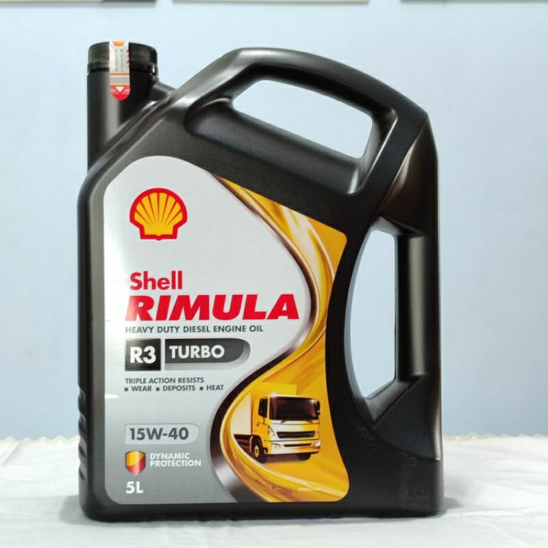 Jual Oli Shell Rimula R3 Turbo 15W-40 5L | Shopee Indonesia
