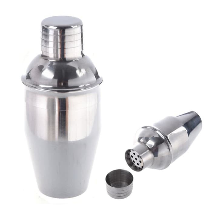 Jual Shaker Cocktail Stainless Steel Botol Pengocok Minuman Stainless ...