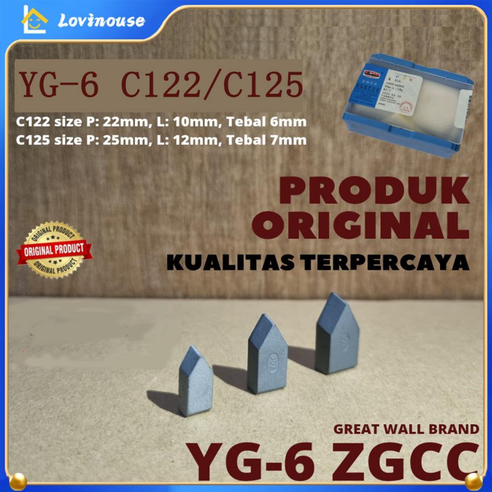 Jual 【Ready Stock】Betel widia/Mata Widia C122 C125 YG6 Pahat Bubut Tip C122 125 YG 6 Cemented ...