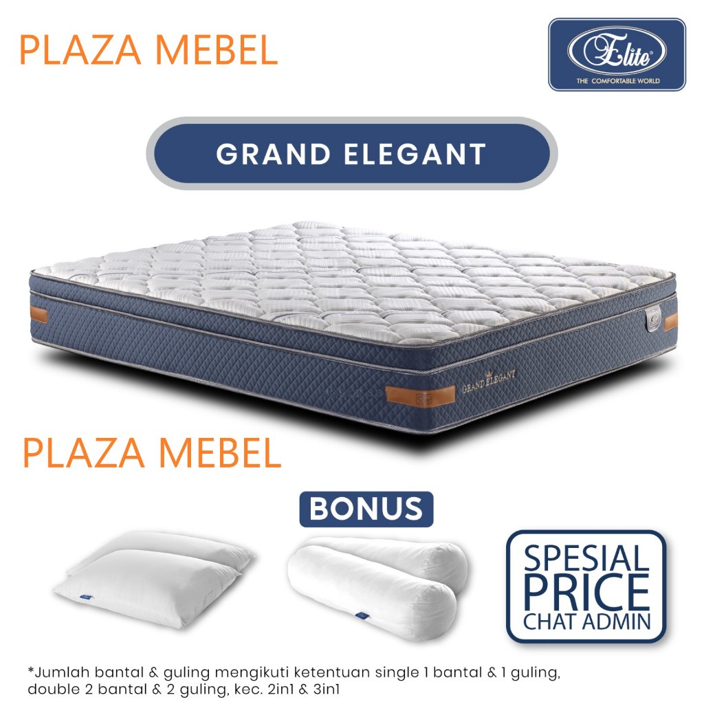 Jual Kasur Springbed ELITE Grand Elegant Spring Bed ( Matras Only ...