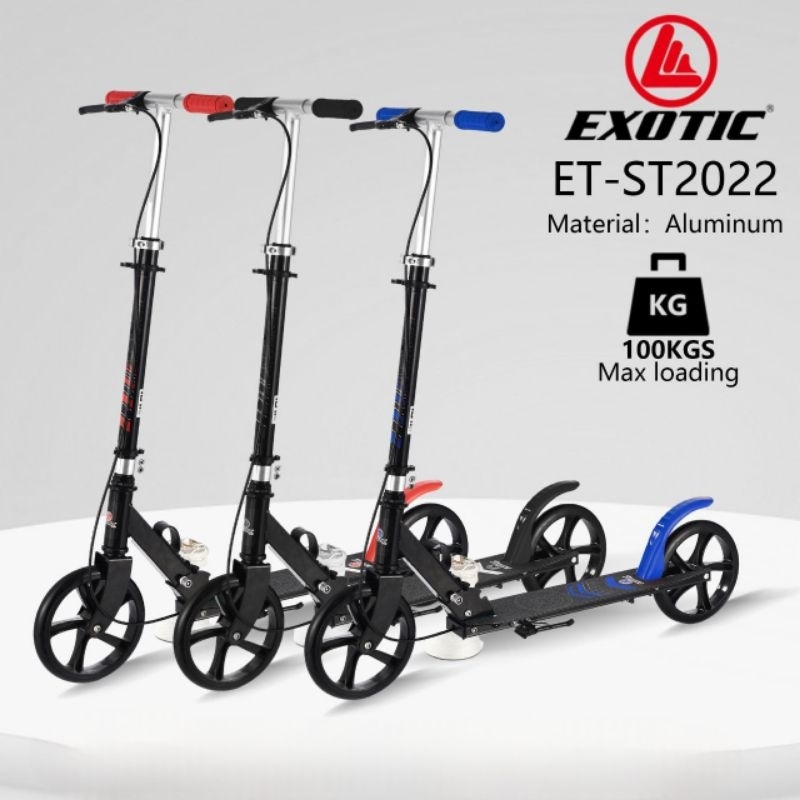 Jual Scooter/otoped Exotic ET ST 2022 , sudah ada rem tangan | Shopee ...