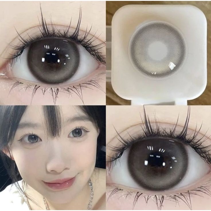 Jual J12 Softlens Abu-Abu Grey Premium Daily Look 14,5 MM Normal Minus ...