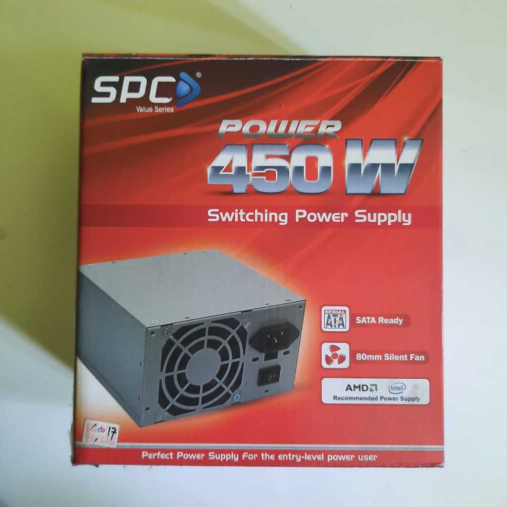 Jual Power Supply SPC 450 Watt PSU PC 450W | Shopee Indonesia