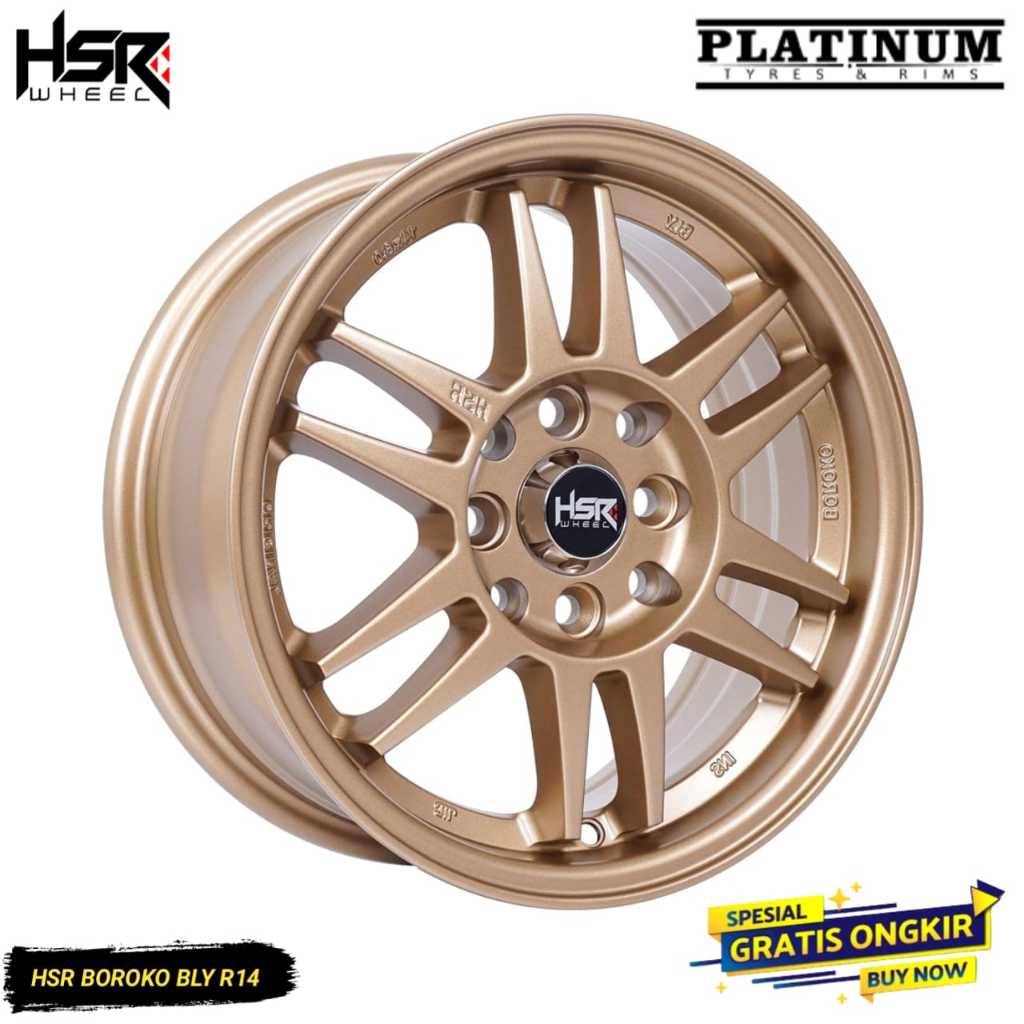 Jual VELG MOBIL WULING AIR EV PELEK WULING AIR EV R14 HSR BOROKO BLY-01 | Shopee Indonesia