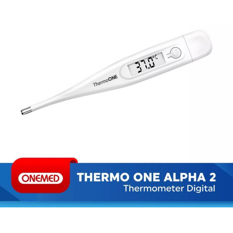 Jual Thermometer Digital Alpha 2 Onemed | Shopee Indonesia