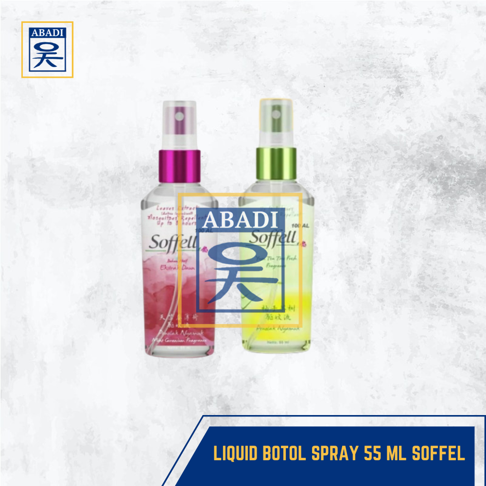 Jual PENOLAK NYAMUK LIQUID BOTOL SPRAY 55 ML SOFFEL | Shopee Indonesia