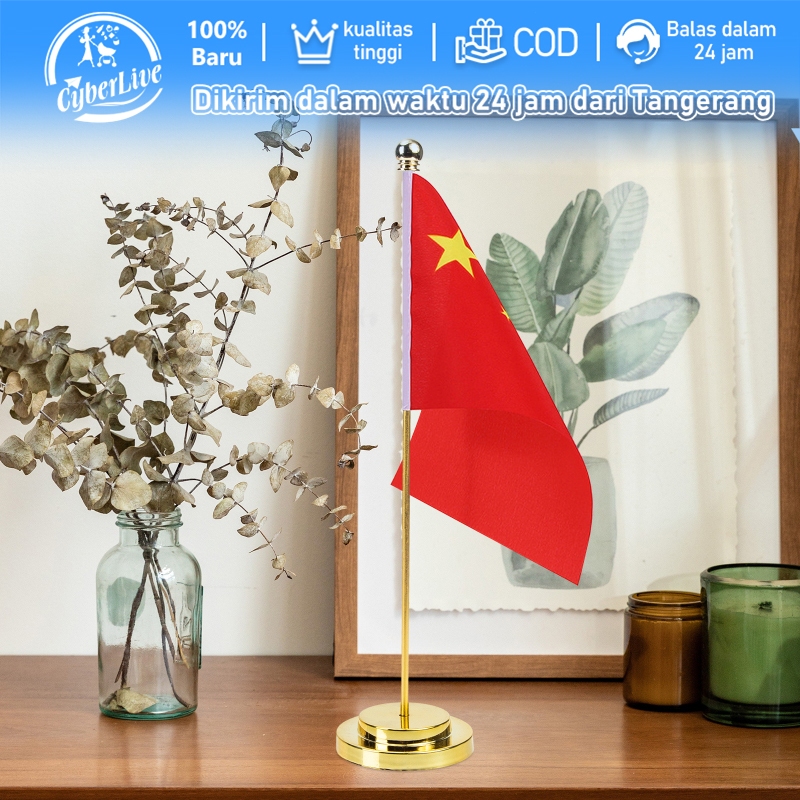 Jual Tiang Bendera Stainless Standing Bendera Meja Flag Pole Ukuran ...