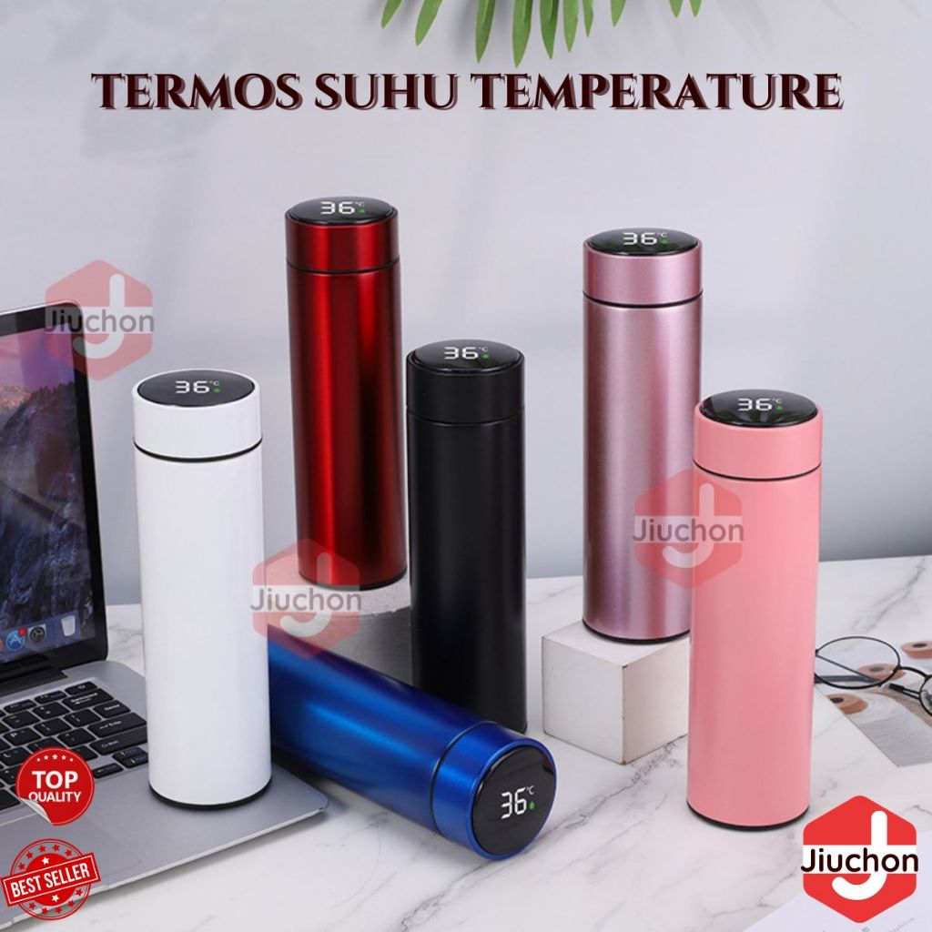 Jual JIUCHON Termos Suhu Temperature / Botol Minum / Smart LED Thermos ...