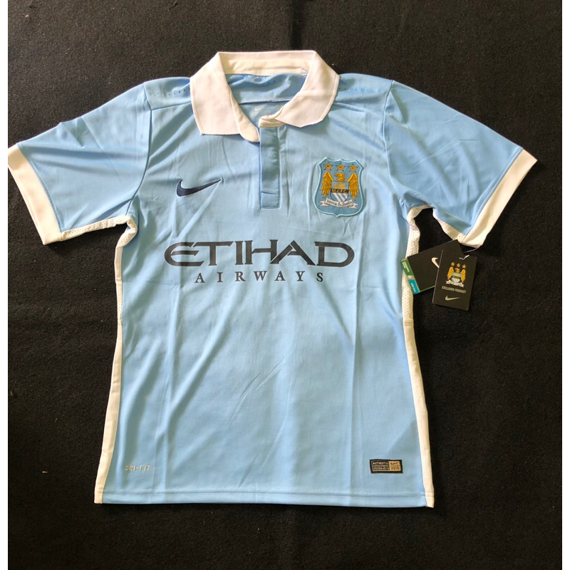 Jual Jersey Bola Retro Manchester City Home 2015 GO BNWT - Polyster 100 ...