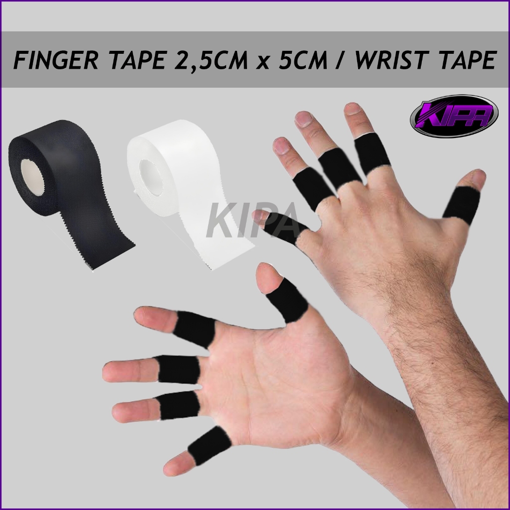 Jual Finger Tape 2,5cm x 5cm / Wrist Tape / Perban Jari Olahraga / Tape ...