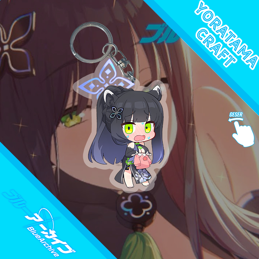 Jual Gantungan Kunci Blue Archive, Keychain Anime Lucu Murah | Shopee ...